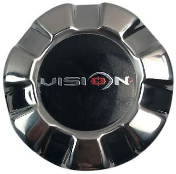 Vision Wheels C171-V04 Stainless Center Cap Fits 8x165 and 8x170 Bolt ...