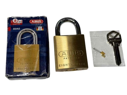 NEW Abus 83/45 OB 200 Brass Lock Padlock Rekeyable | eBay