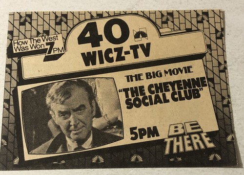 Cheyenne Social Club Tv Guide Print Ad Jimmy Stewart TPA18 | eBay
