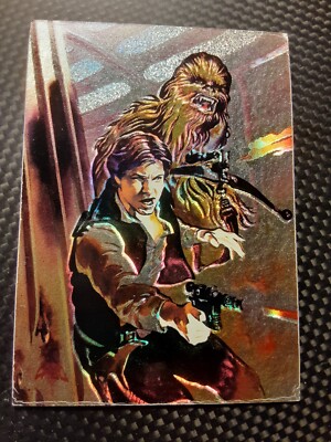 1996 Star Wars Finest INSERT Matrix Card # 1 - HAN SOLO/CHEWBACCA - Ray ...