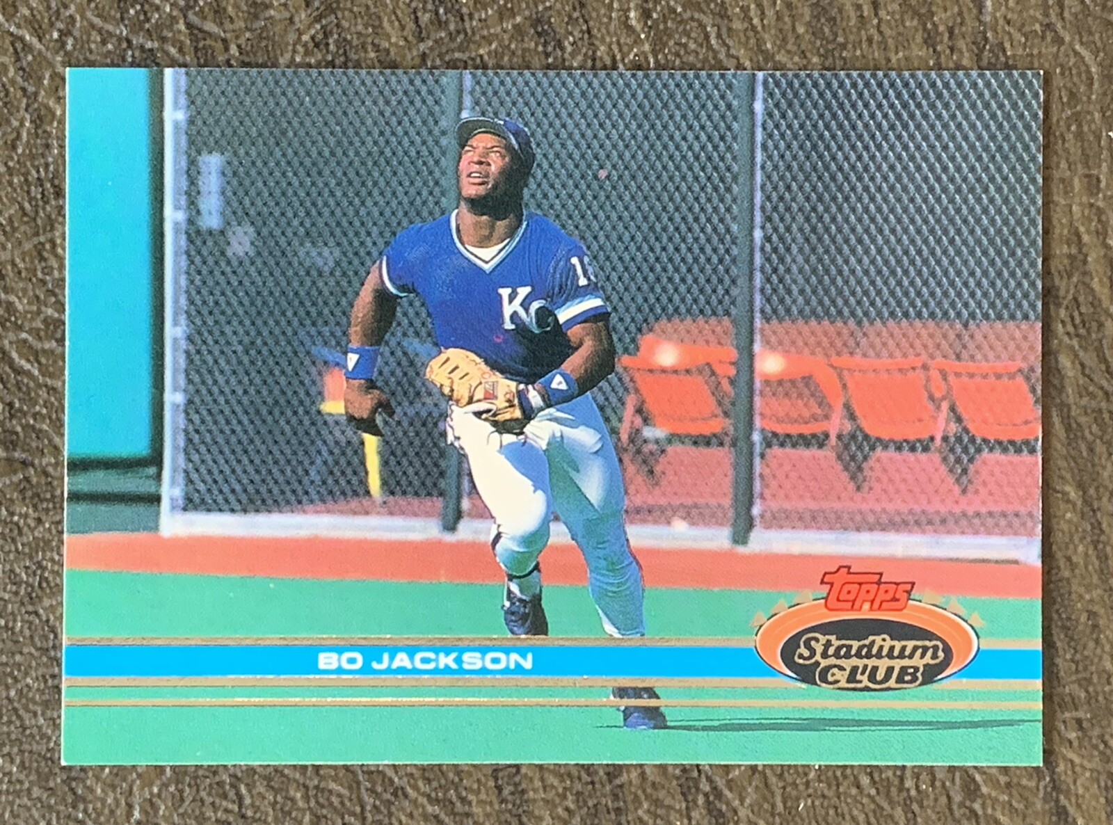1991 Bo Jackson Kansas City Royals Topps Stadium Club #224 | eBay