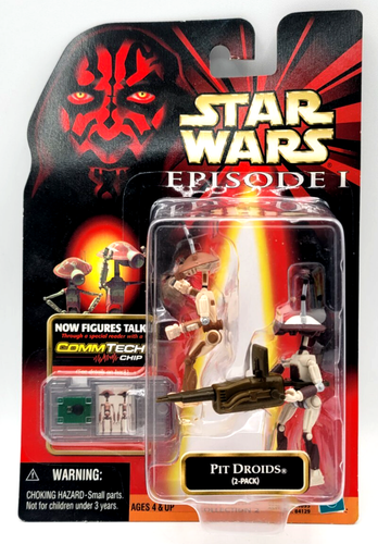 1998 Star Wars Episode 1 Pit Droids 2-Pack Action Figure Hasbro ...