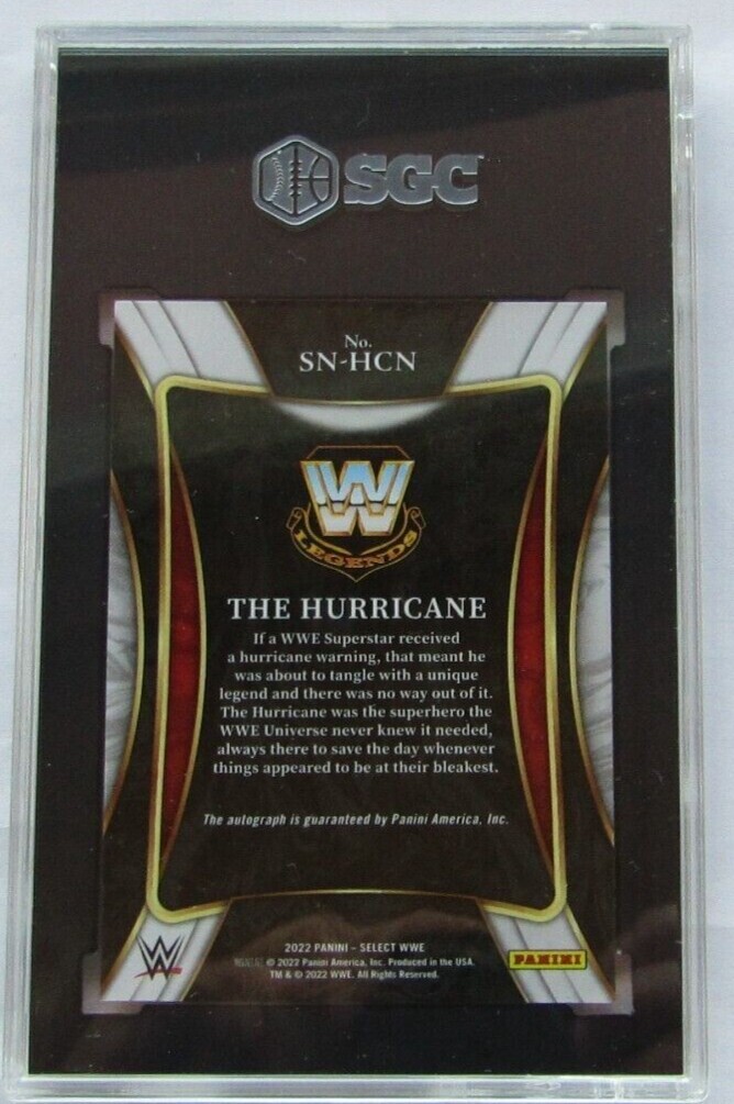 2022 Panini Select WWE - Signature Selections The Hurricane #SN-HCN (AU ...