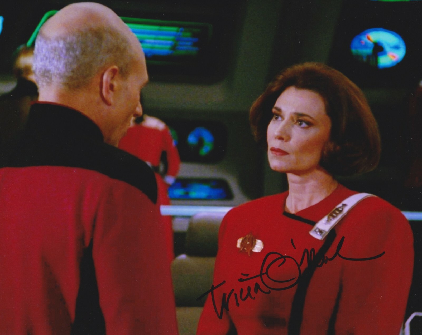 Tricia O'Neil signed Capt Rachel Garrett Star Trek 8x10 photo | eBay
