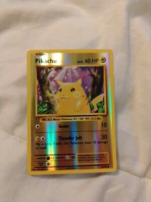 Pikachu 35/108 Reverse Holo Common XY Evolutions Pokemon TCG | eBay
