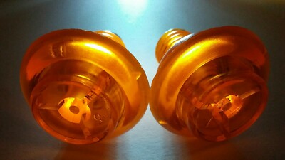 TRANSLUCENT ORANGE ARCADE / PINBALL MACHINE SHORT 1 1/8" FLIPPER ...
