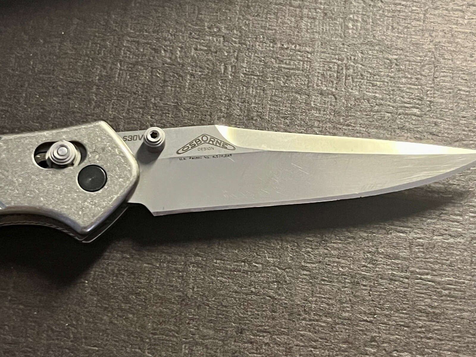 Benchmade Knife 941 Titanium Osborne, Ti S30V RARE Gold, Luxury Vintage ...