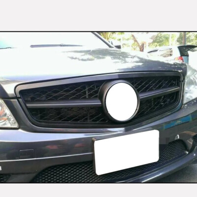 FRONT RADIATOR GRILLE FOR MERCEDES C-CLASS W204 C204 S204 GLOSS BLACK ...