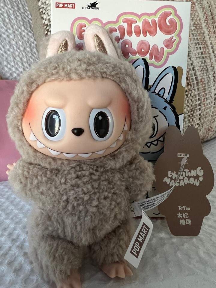 POP MART Labubu The Monsters Exciting Macaron Vinyl Blind Box Toffee | eBay