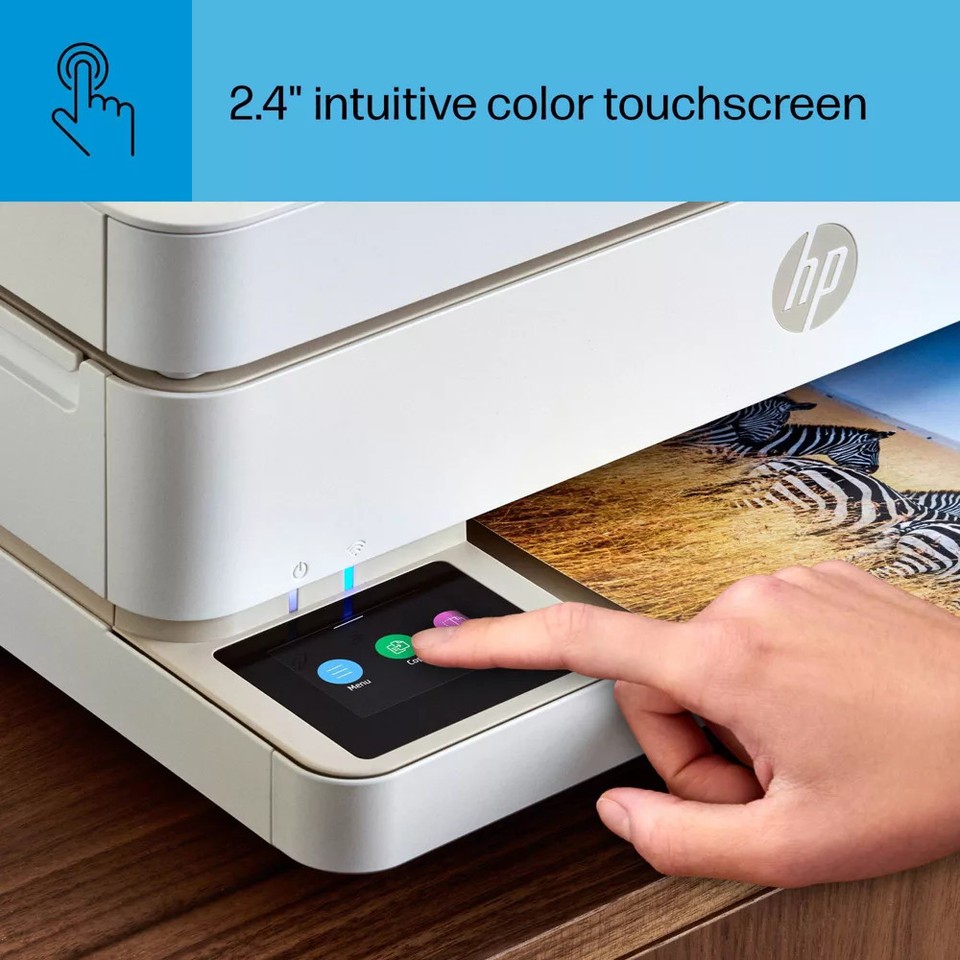 HP Envy 6555e Wireless All-in-One Color Printer Scanner Copier with ...