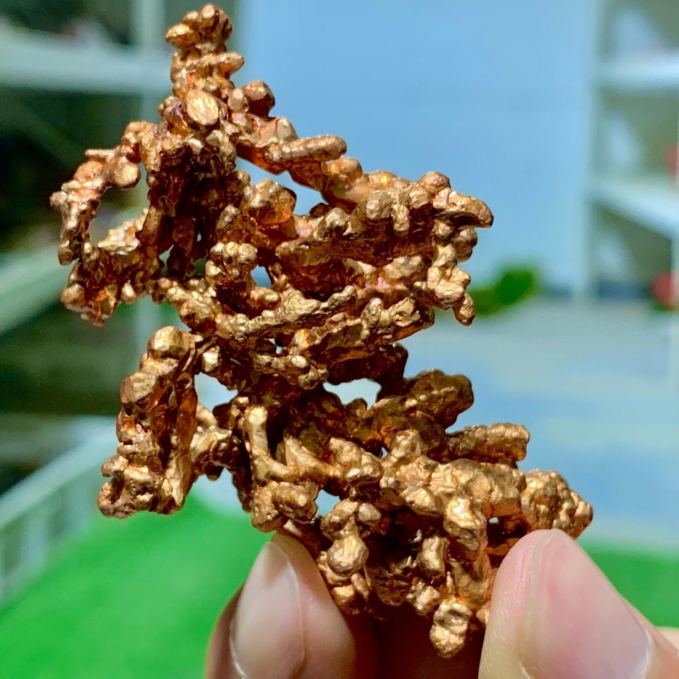 60G Rare!! iridescent Native Copper crystal mineral specimen | eBay