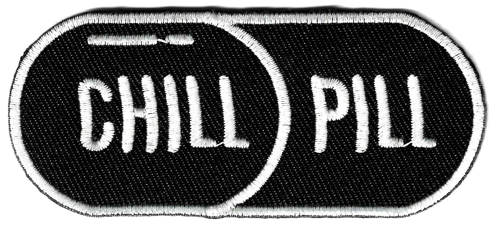Chill Pill - Symbol Logo Patch [Take a ChillPill] Embroidered Iron On ...