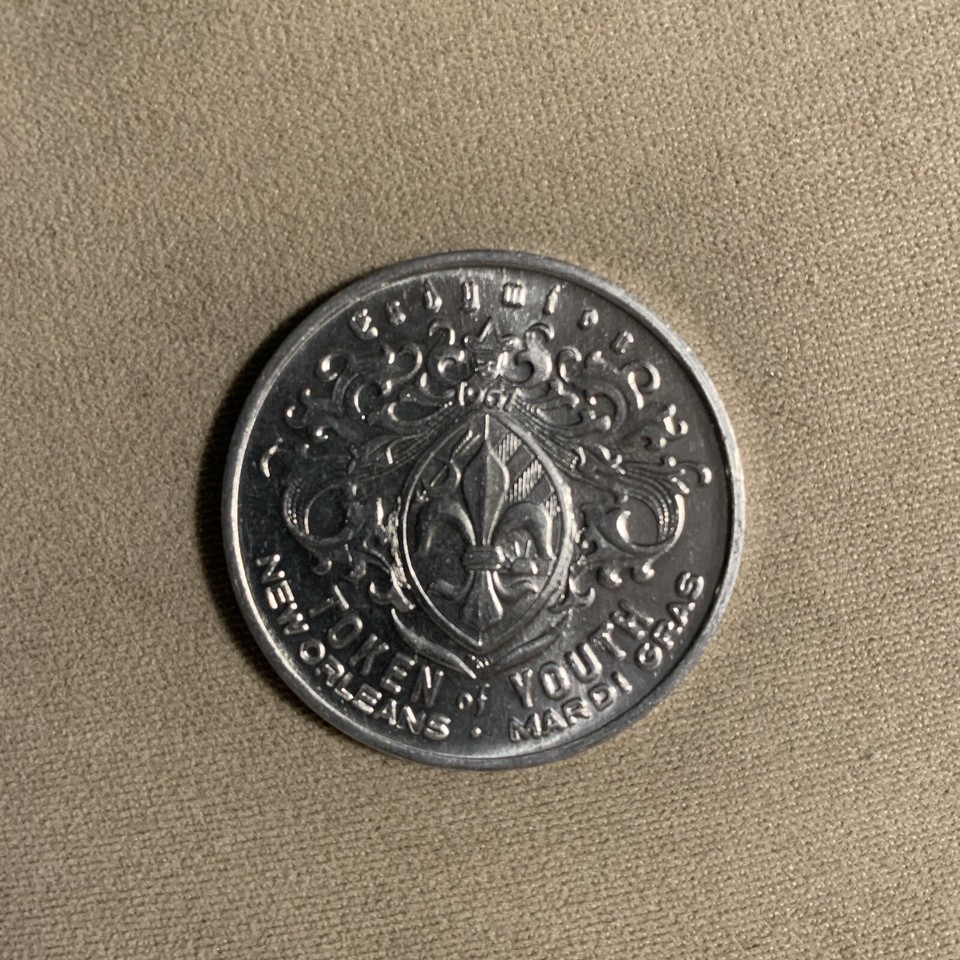 1979 KISS Band New Orleans Doubloon Token Mardi Gras Original Gene ...