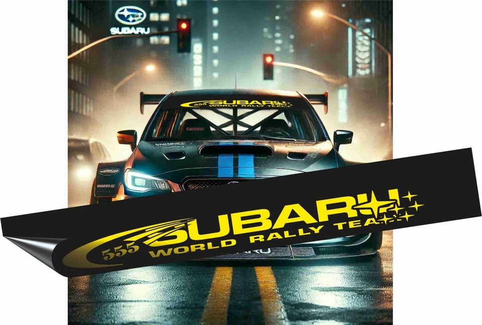 Universal PVC Windshield Sun Visor Sticker - for Japan Cars Subaru | eBay