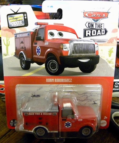 Disney Pixar Cars On The Road ADAM ROADRIGUEZ Fire Rescue | eBay