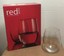 Home Essentials Red Series Set of 4- NEW Stemless Wine Glasses Goblets ...