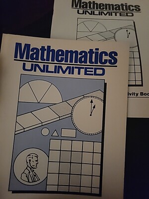 Lot of 2 Mathematics Unlimited Maniulative Kit Activity K-3 & Mini PB ...