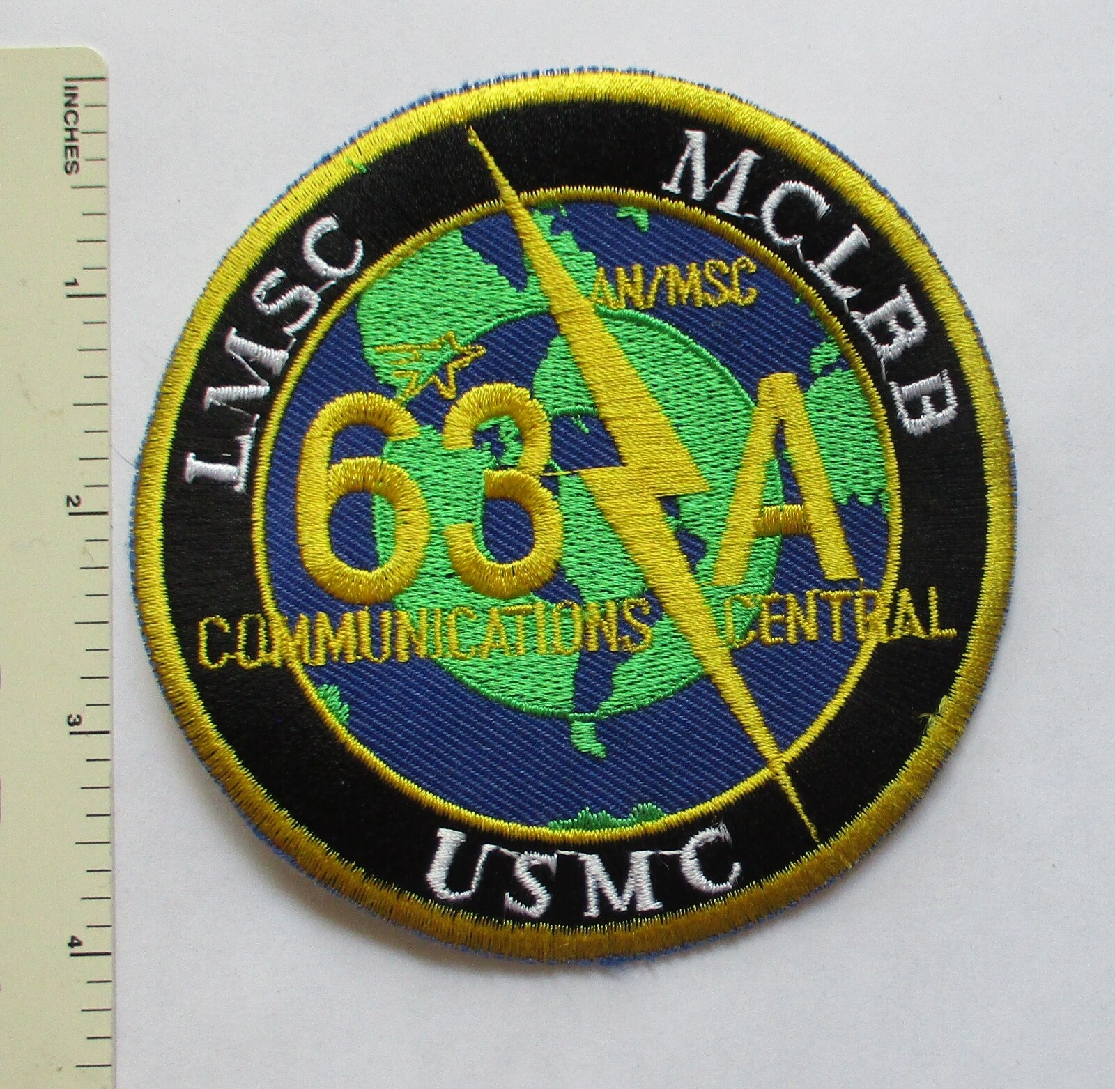 US MARINE CORPS 63 / A COMMUNICATIONS CENTRAL PATCH USMC LMSC MCLBB | eBay