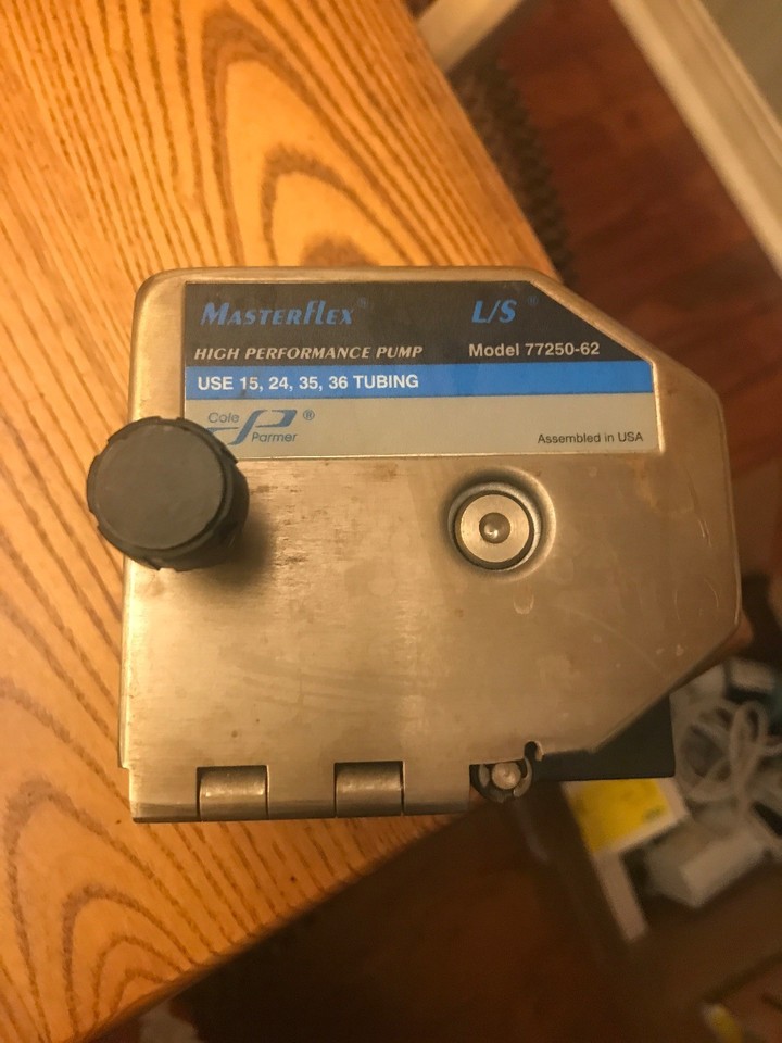 COLE PARMER MASTERFLEX L/S 77250-62 HIGH PERFORMANCE PERISTALTIC PUMP ...