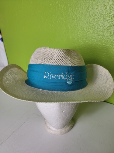 Vintage Vacation Straw Golf Hat Riverridge Eugene Oregon Texace Unihat ...