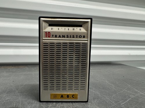 Vintage A.BC. 1960s 10 Transistor Radio | eBay