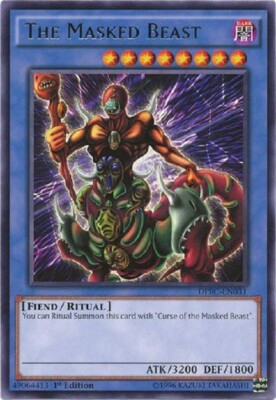 Yugioh - The Masked Beast Curse Set - 1st Edition - Plus Free ...