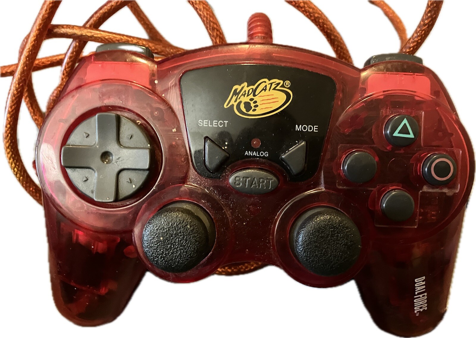 Mad Catz Dual Force PS2 Video Games Controller Untested 728658082406 | eBay