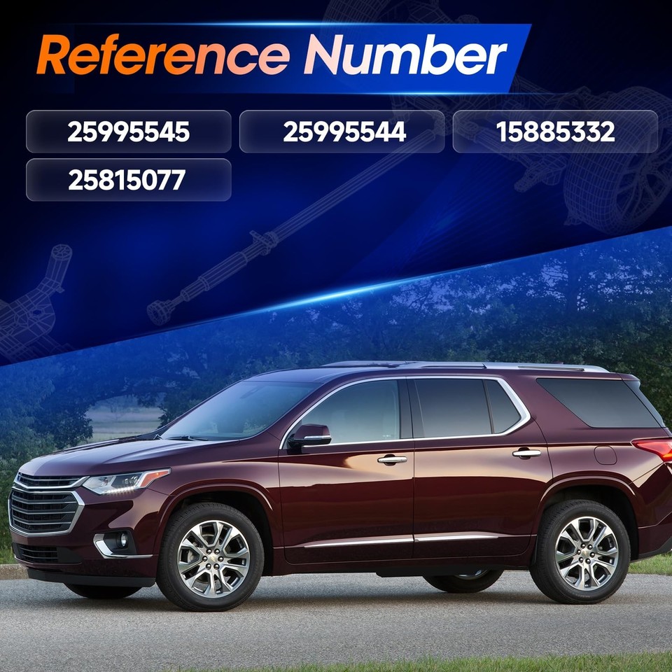 Rear Drive Shaft Prop DriveShaft Assembly Fit for 2009-2011 Chevrolet ...