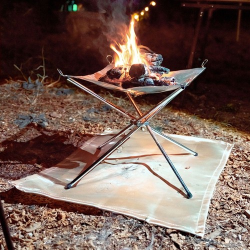 Fire Proof Blanket for Tent Stove Fireproof Cloth Camping Pad Shield | eBay