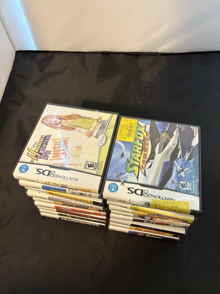 Huge Lot of 18 Nintendo DS game cartridges and boxes. Tested & Working ...