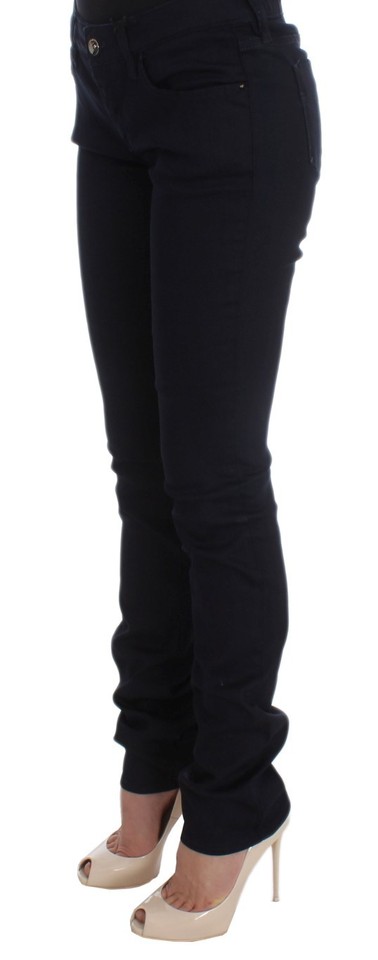 Costume National Blue Cotton Blend Slim Fit Women's Jeans Authentic ...