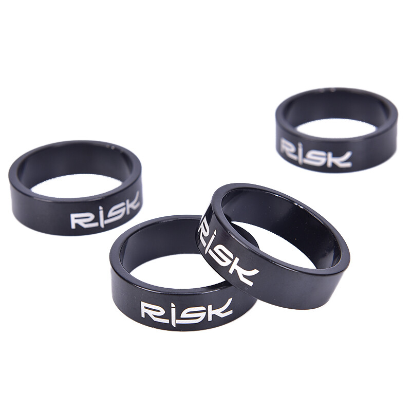 4 pcs 5/10mm Adjustment Aluminum Alloy Bike Fork Washer Stem Headset ...