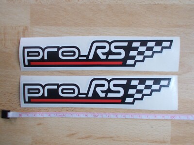 2 autocollants automobile PRO RS - PRO RACING SYSTEM | eBay