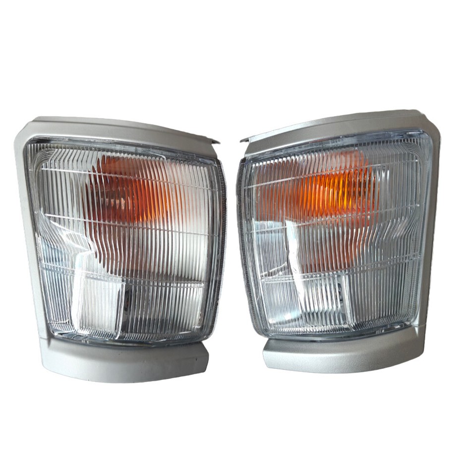 Pair L+R Clear Corner Indicators Blinker Park Lights for Toyota Hilux ...