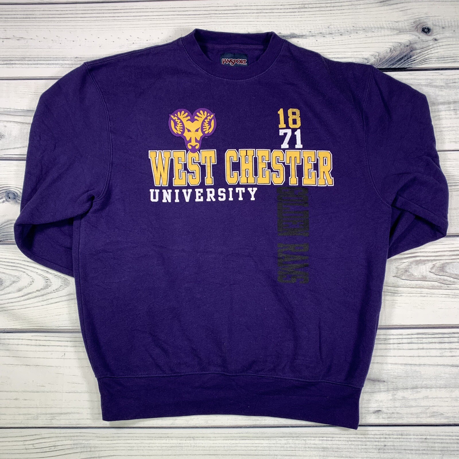 Vintage Jansport West Chester Golden Rams Sweatshirt … - Gem