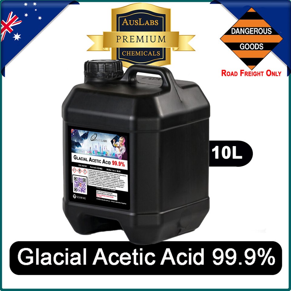 Glacial Acetic Acid 99.9% (ethanoic acid, AcOH) PURE PREMIUM PRODUCT ...