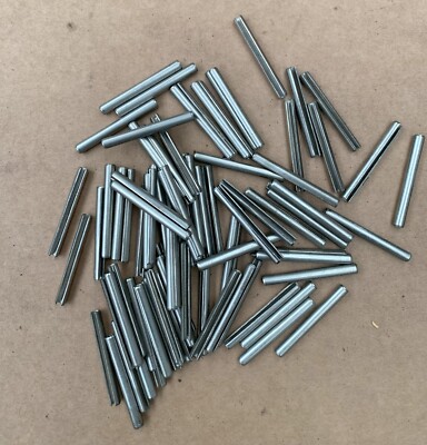Job Lot of 83 M4 Slotted Spring Tension Pins Roll Pin A2 Stainless ...