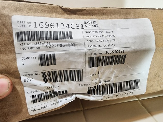 Navistar SEAT KIT AIR SPG 914/915/960/7 1696124C91 for sale online | eBay