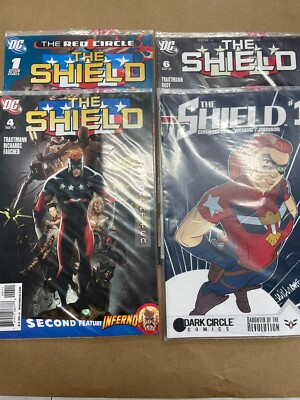 The Shield Comic Book **Lot Of 4** (DC Universe) | eBay