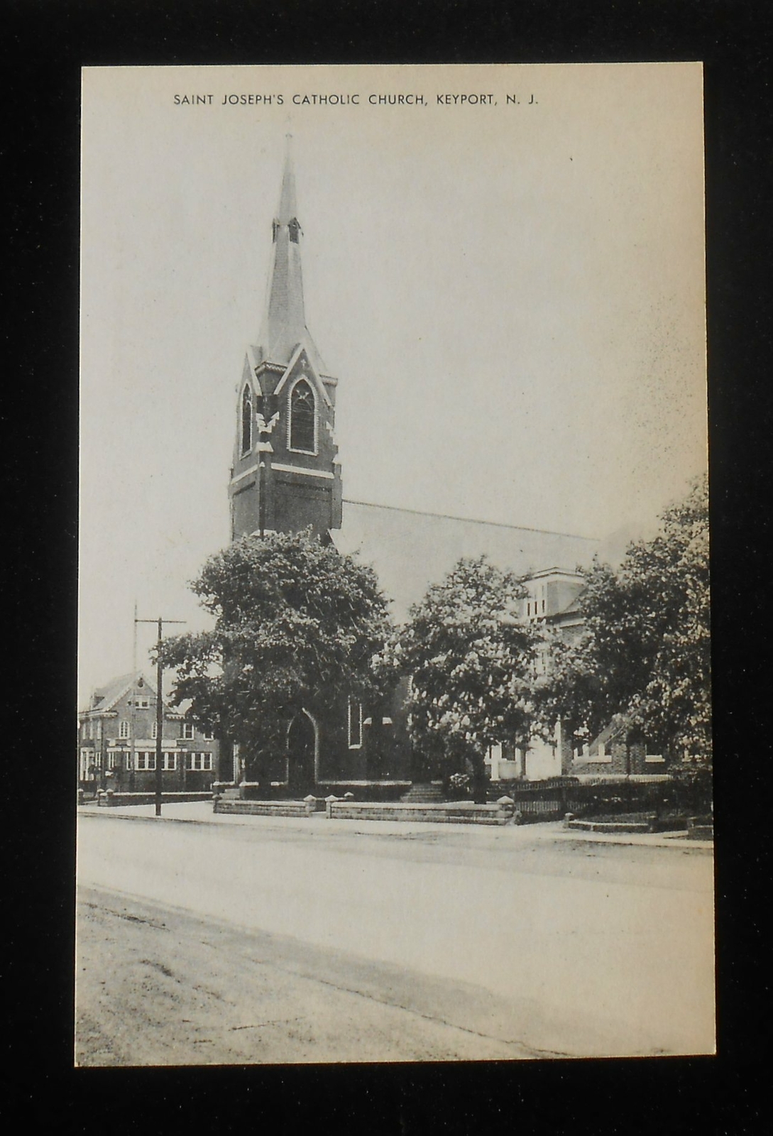 1940s Saint Joseph's Catholic Church Keyport NJ Monmouth Co Postcard ...
