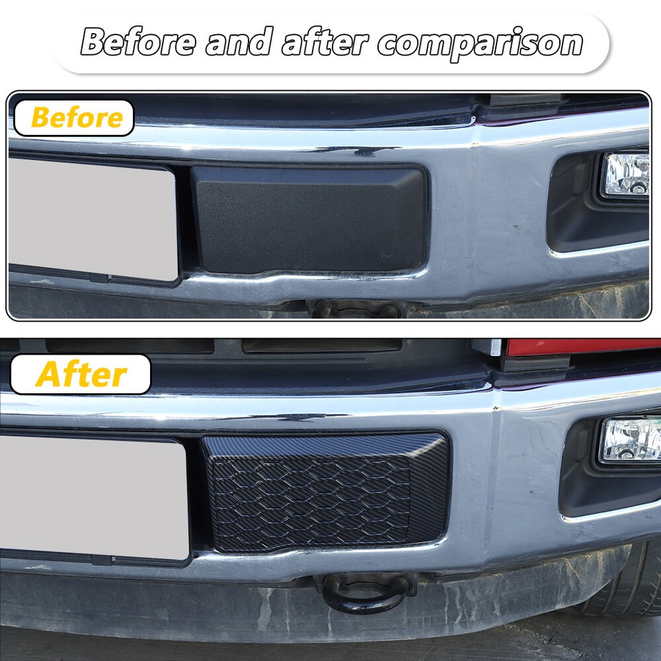 Car Front Bumper Corner Cover Trim Bezels For Ford F150 2015-2020 ...