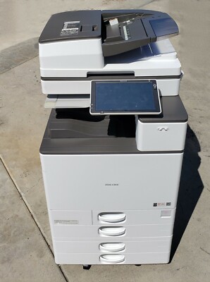 Ricoh Aficio MP C4504 Color Laser Multifunction Printer Scan Meter ...