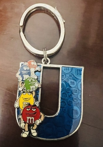 M&M’s Initial Letter “U” Enameled Metal KeyChain | eBay