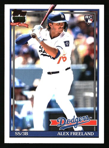 2026 Topps # Alex Freeland 1991 Topps Baseball 35th Anniversary (Series ...