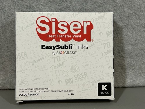 Siser Sawgrass EasySubli Ink SG500 & SG1000 - Black (Y) 31 ML exp 08/31/24 | eBay