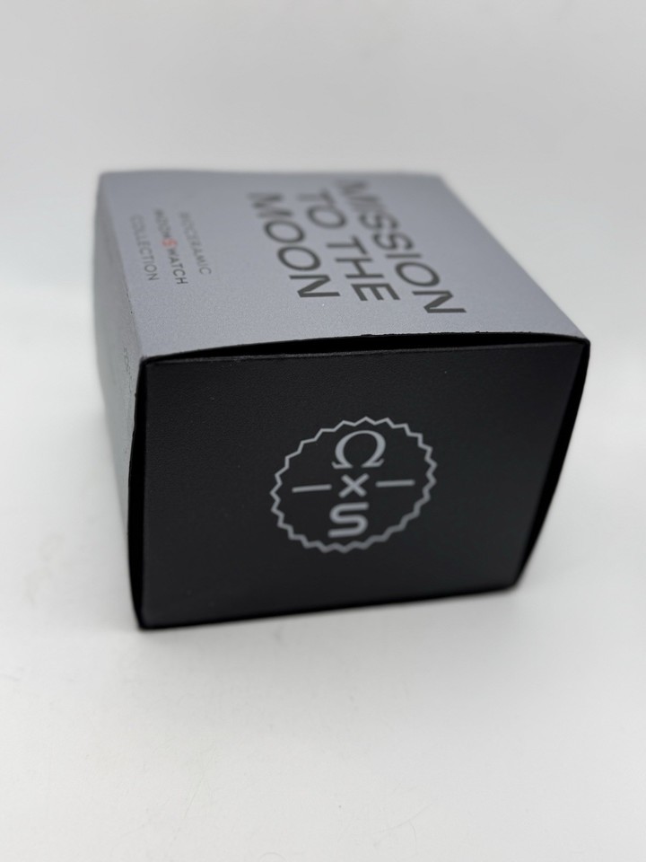 GENUINE mission To The Moon Moonswatch Watch Box Swatch X Omega | eBay UK