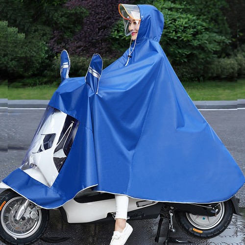 〡Motorcycle Raincoat Cycling Rain Poncho Waterproof Scooter Rain Capes ...