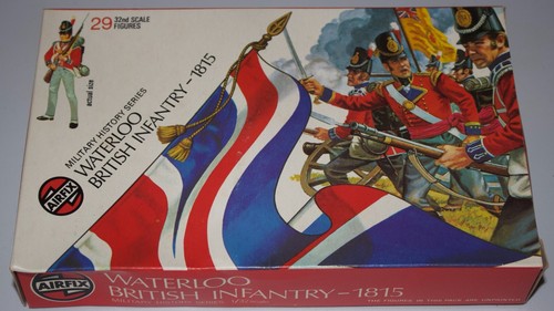 Airfix Toy Soldiers Boxed waterloo british infantry 1/32 Scale complete ...