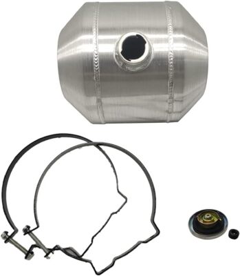Round Fuel Tank Gas Tank Cell W/ Baffle 10''x12'' 3 3/4 Gallon 1/4 NPT ...