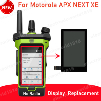 For Motorola APX NEXT XE All-Band P25 Smart Radio 3.6'' Display Screen ...